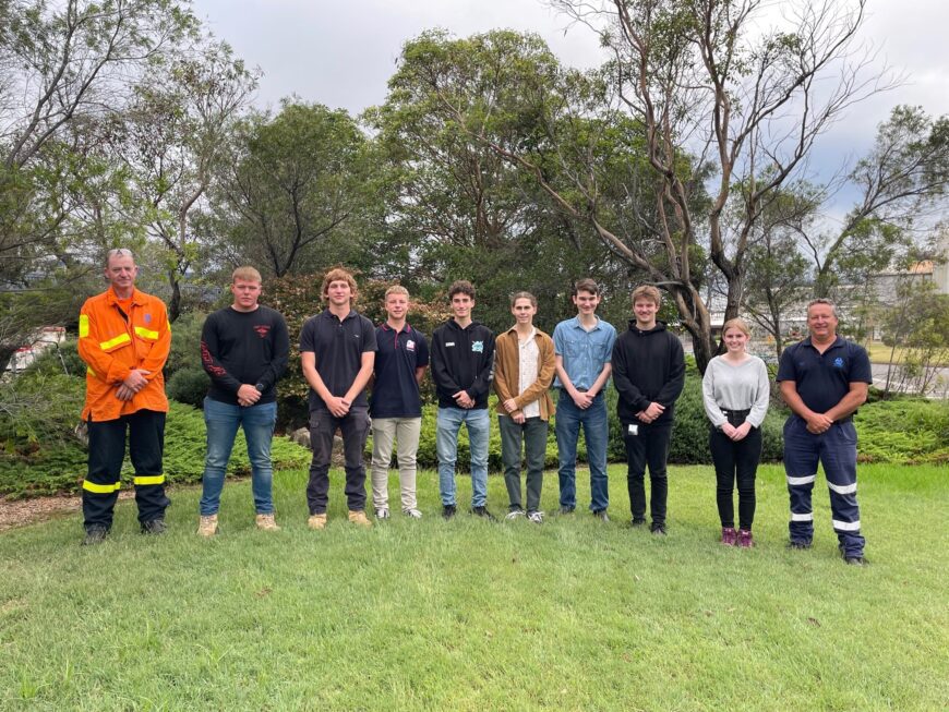 Welcoming our new 1st year Apprentices : Tomago Aluminium