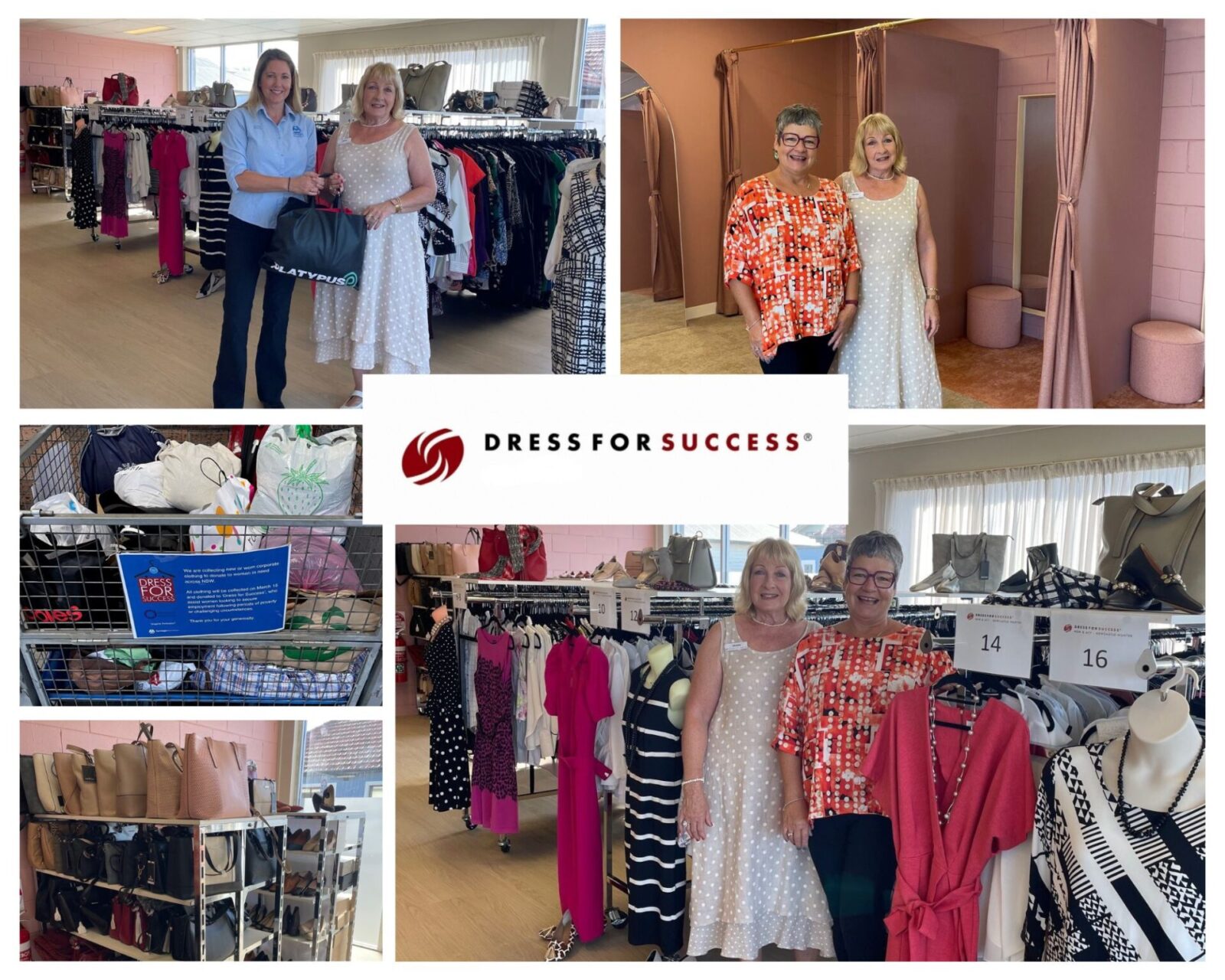 Employees donate women's corporate clothing to Dress for Success ...